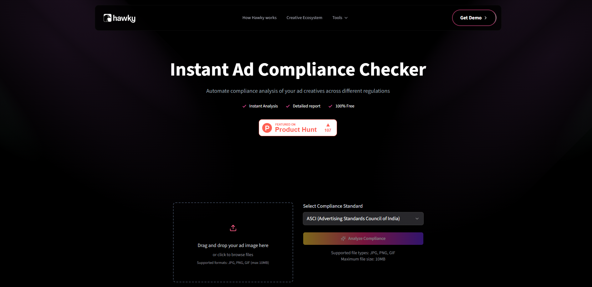 Ad compliance checker by Hawky.ai: Reviews, Features, Pricing, Guides ...