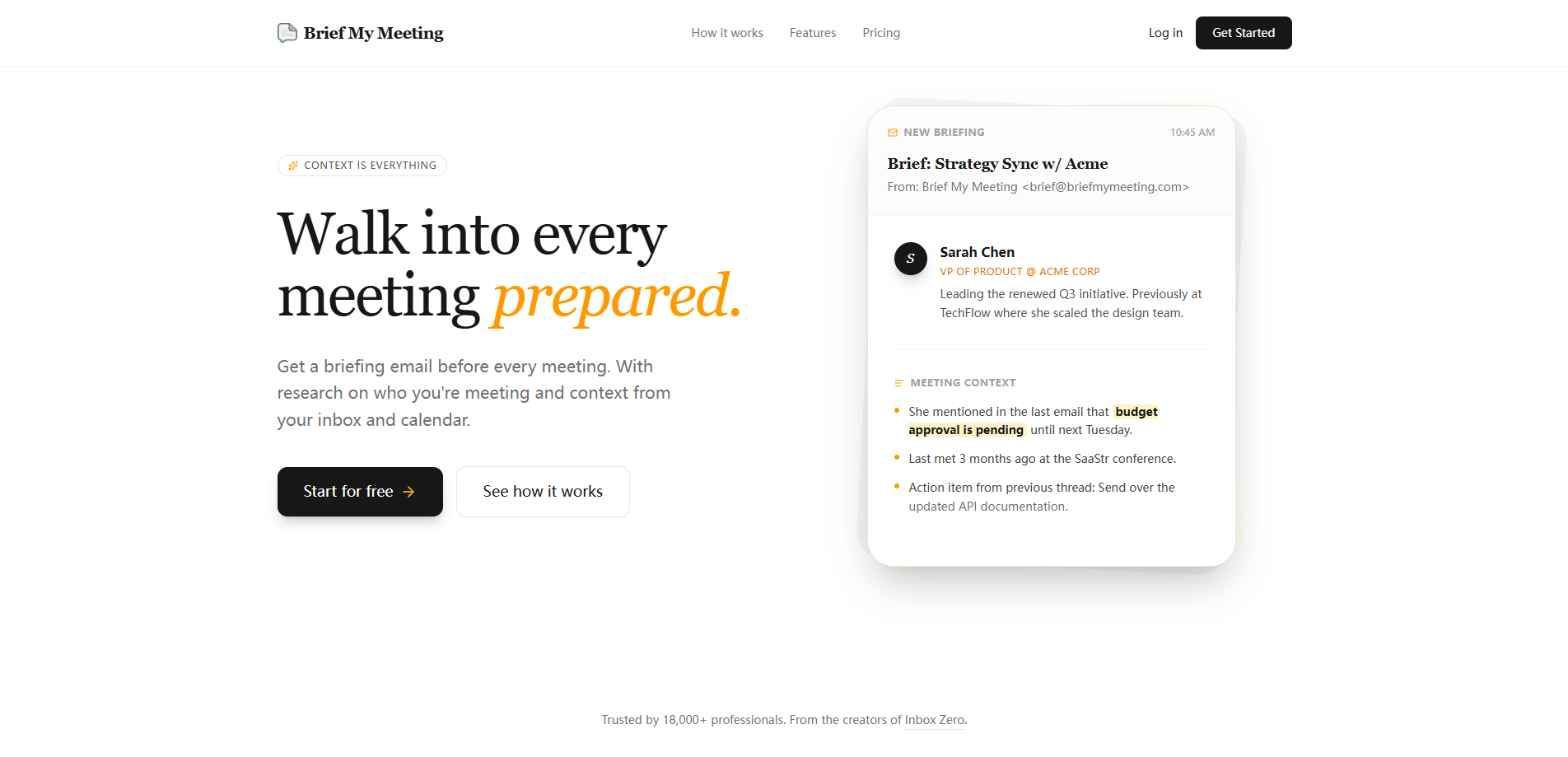 Brief My Meeting: Reviews, Features, Pricing, Guides, and Alternatives