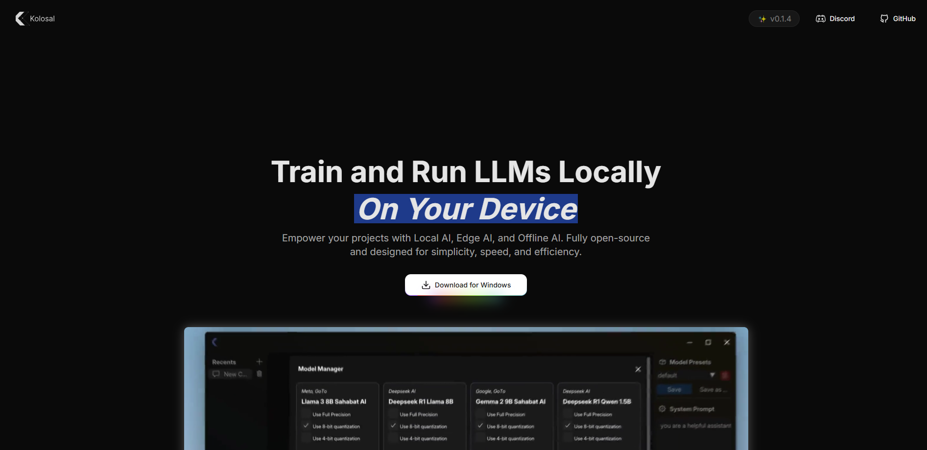 Kolosal AI: Reviews, Features, Pricing, Guides, and Alternatives