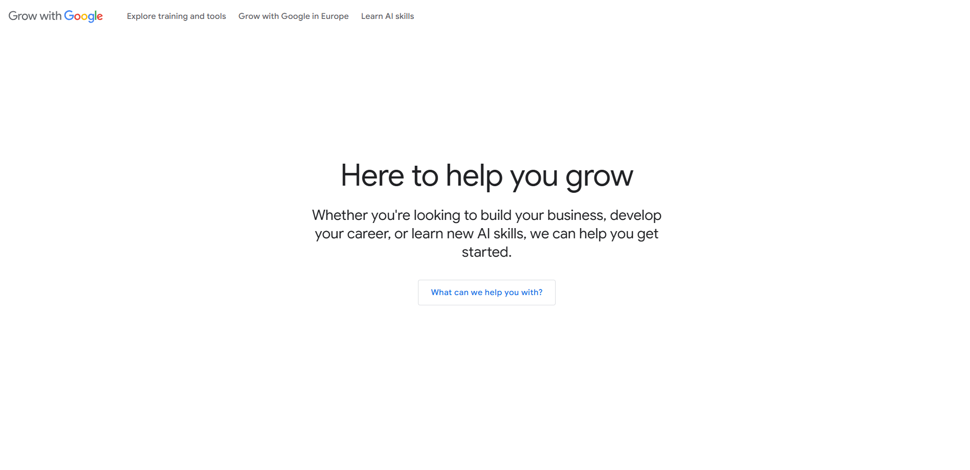 Grow with Google : Avis, Fonctionnalités, Tarifs, Guides et Alternatives