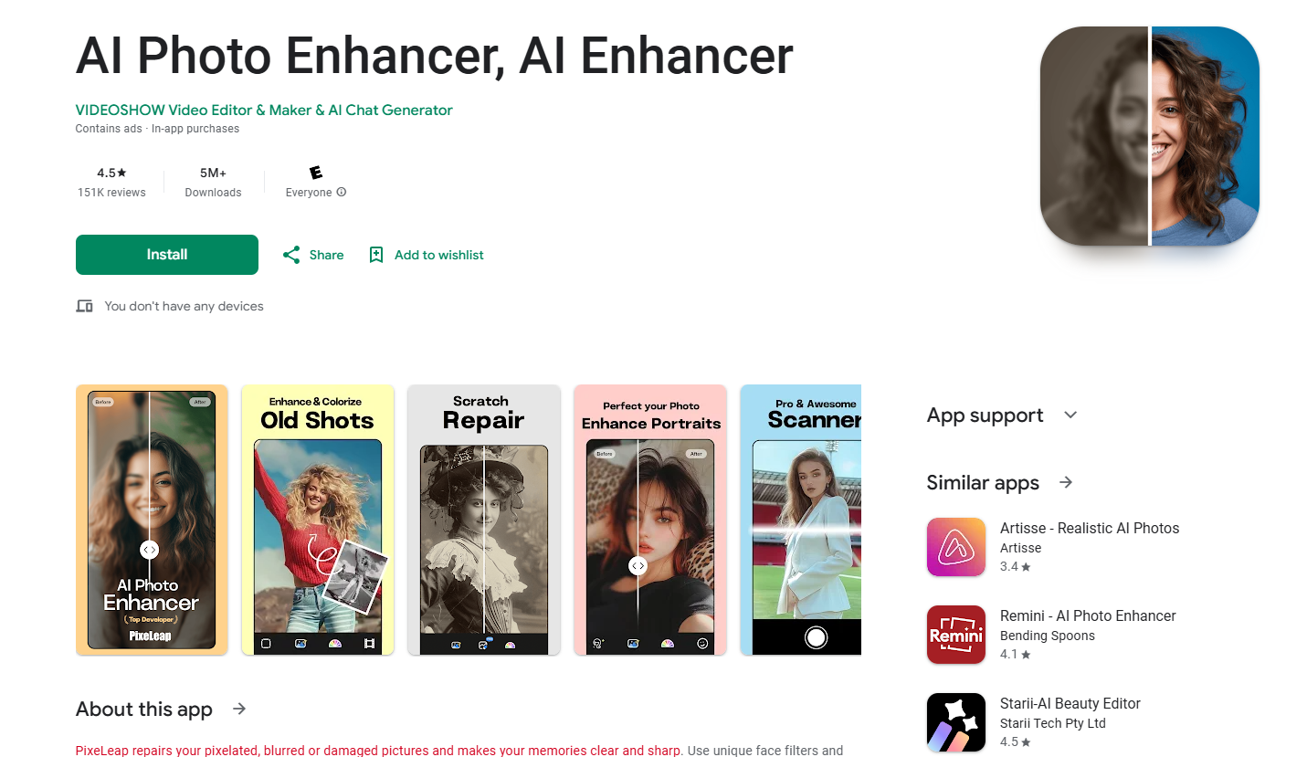 AI Photo Enhancer, AI Enhancer: Reviews, Features, Pricing, Guides, and ...