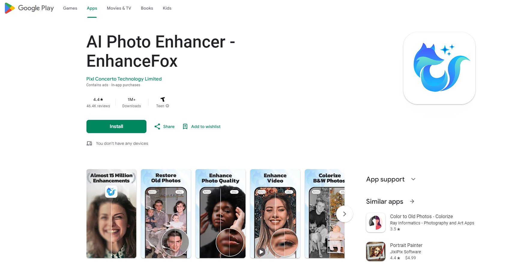 AI Photo Enhancer - EnhanceFox: Reviews, Features, Pricing, Guides, and ...