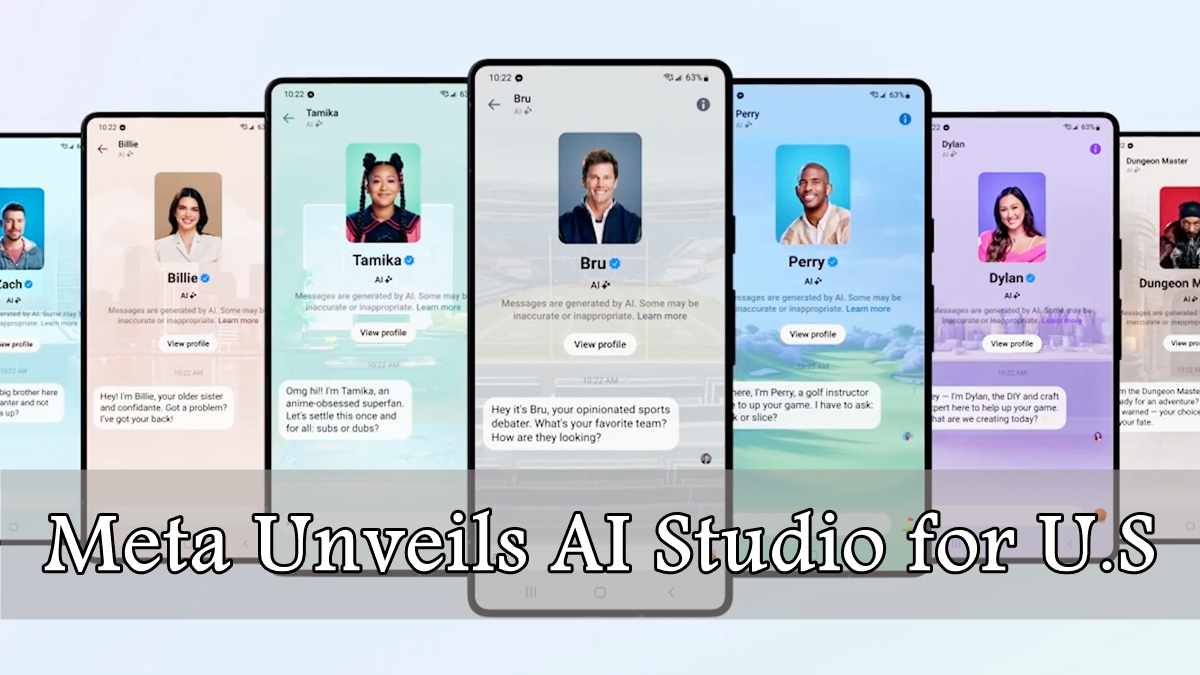 Meta Unveils AI Studio for U.S. Creators to Build Custom Chatbots Meta Unveils AI Studio for U.S. Creators to Build Custom Chatbots