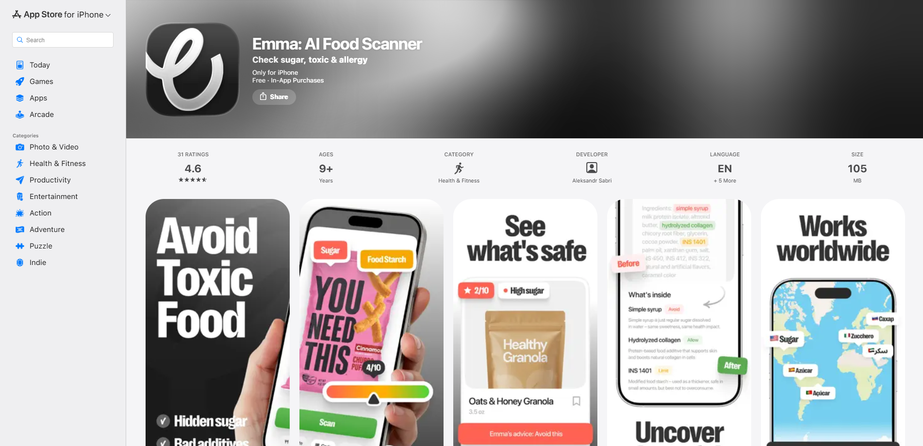Emma: AI Food Scanner: Reviews, Features, Pricing, Guides, and Alternatives
