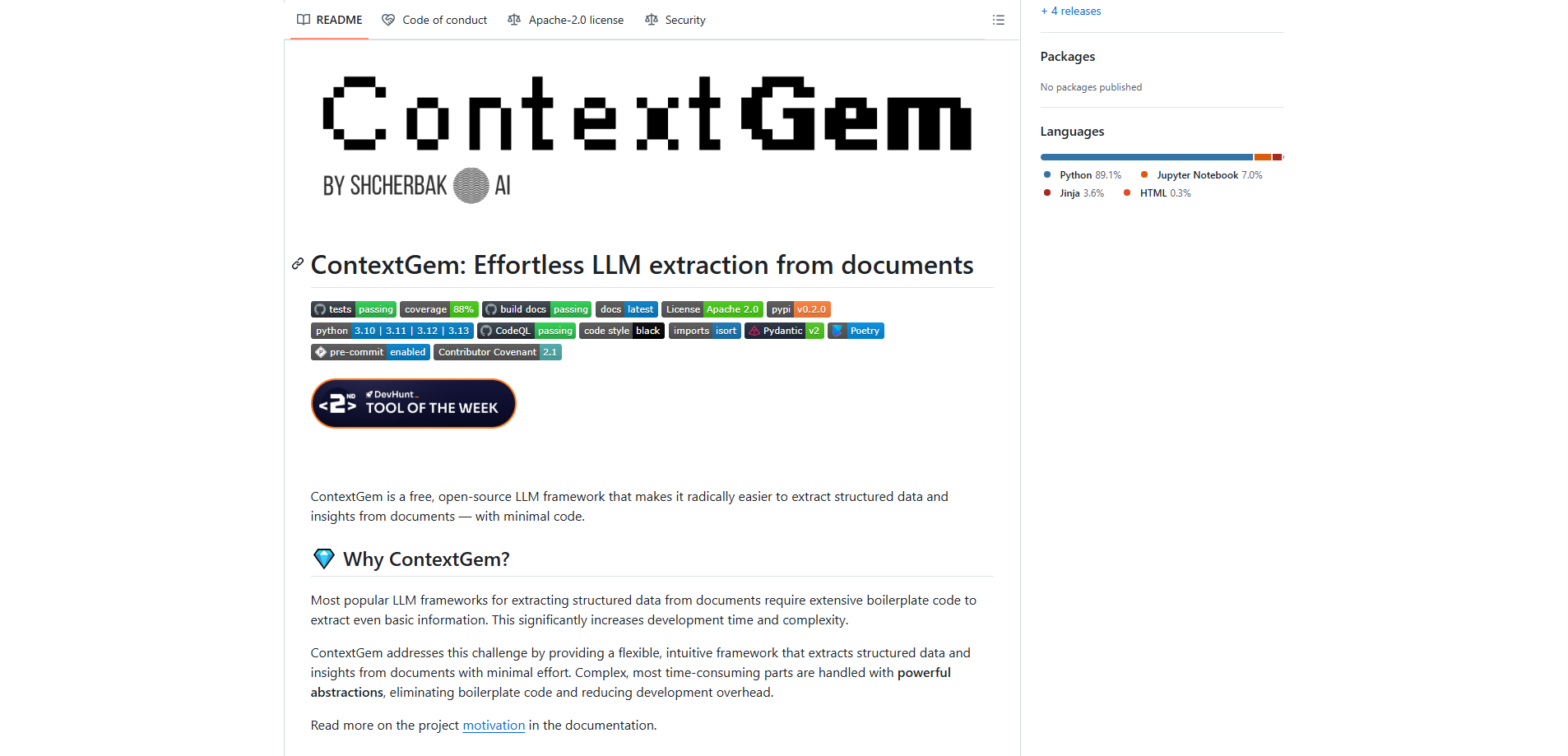 ContextGem：评论、功能、价格、指南和替代方案