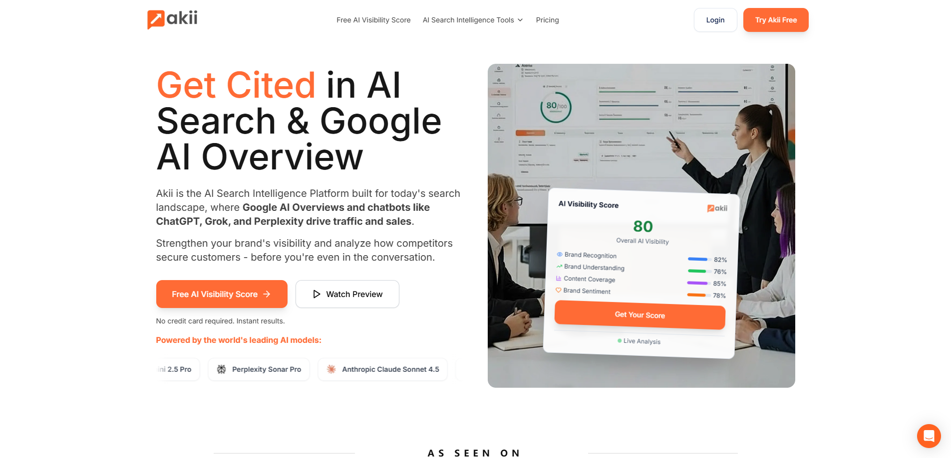 Akii AI Visibility Score: Reviews, Features, Pricing, Guides, and ...
