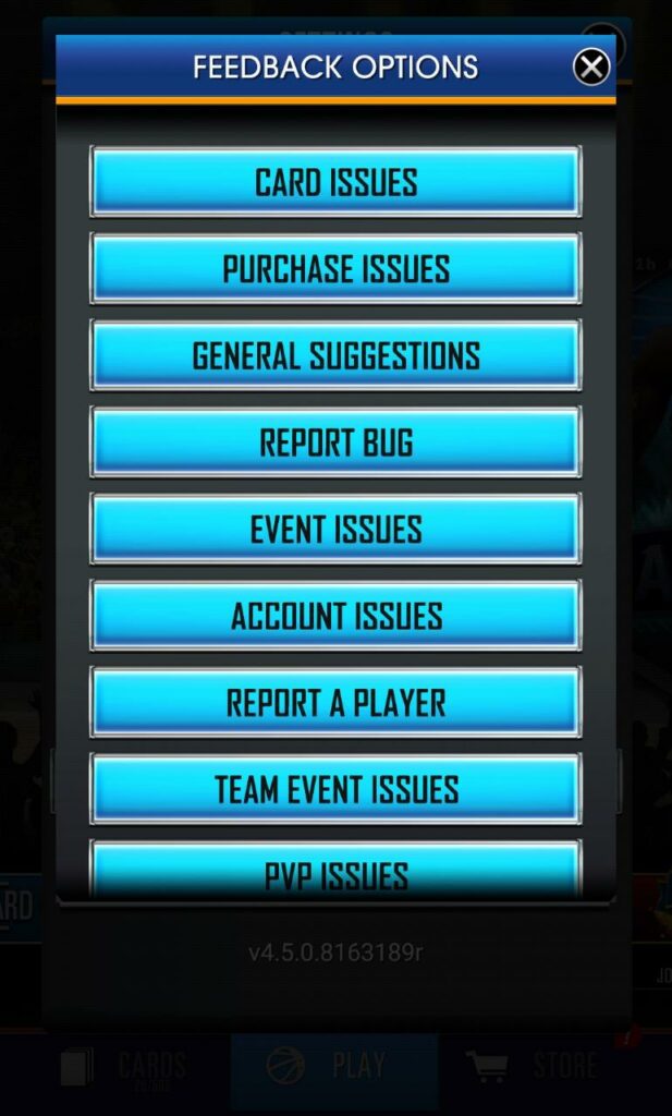 How to contact NBA SuperCard Basketball's Customer Support Service