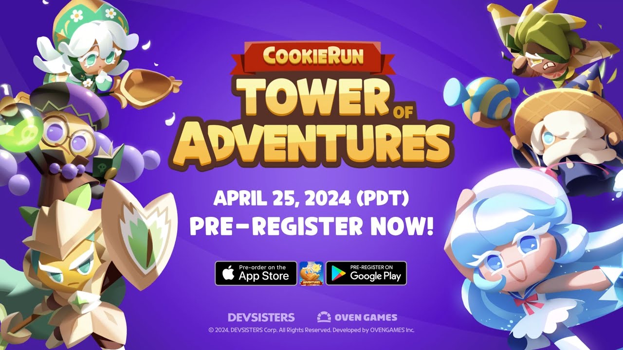 CookieRun: Tower of Adventures abre las preinscripciones para Android e iOS