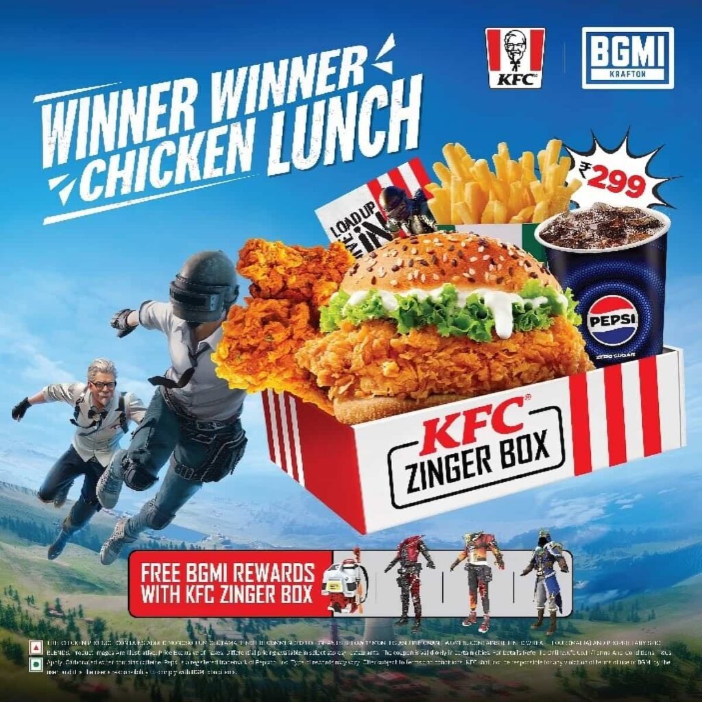 KRAFTON India X KFC Collaboration: Get Exclusive Rewards in BGMI