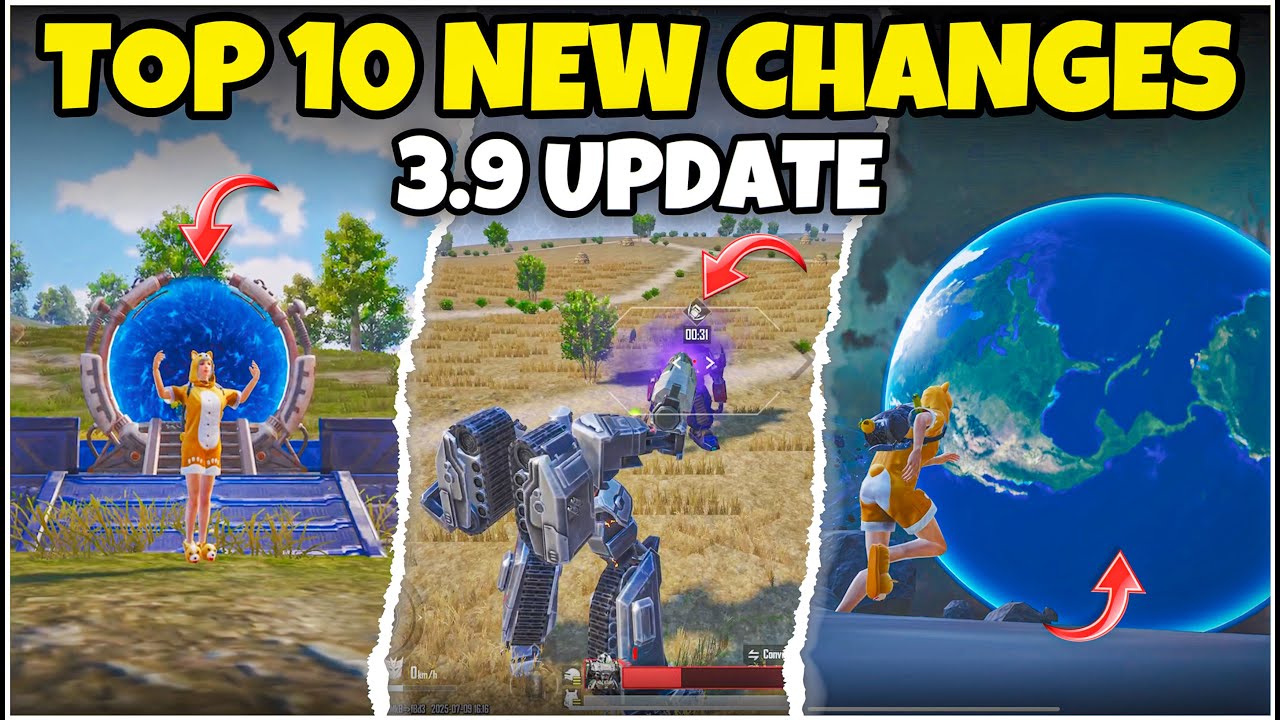 Battlegrounds Mobile India (BGMI) 3.9.0 Update Patch Notes