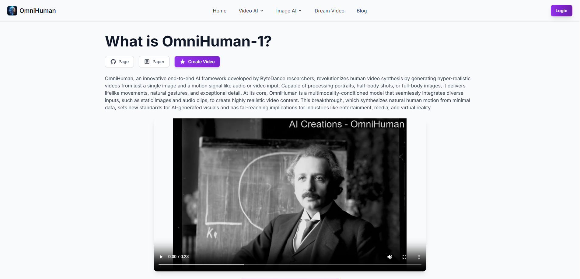 OmniHuman by ByteDance：評論、功能、價格、指南和替代方案