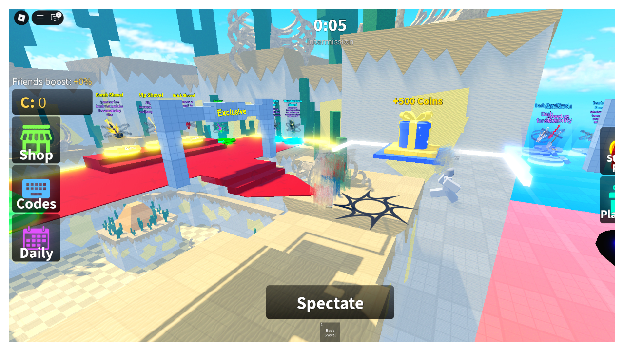 Shovel Spleef Roblox Codes (December 2025)