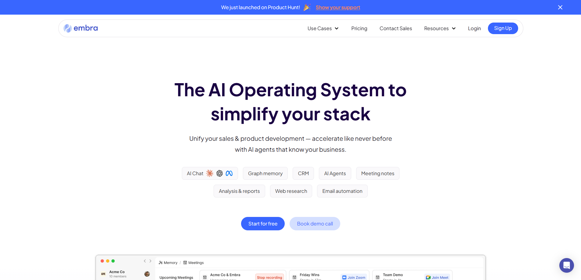 Embra - The AI Operating System：评论、功能、价格、指南和替代方案