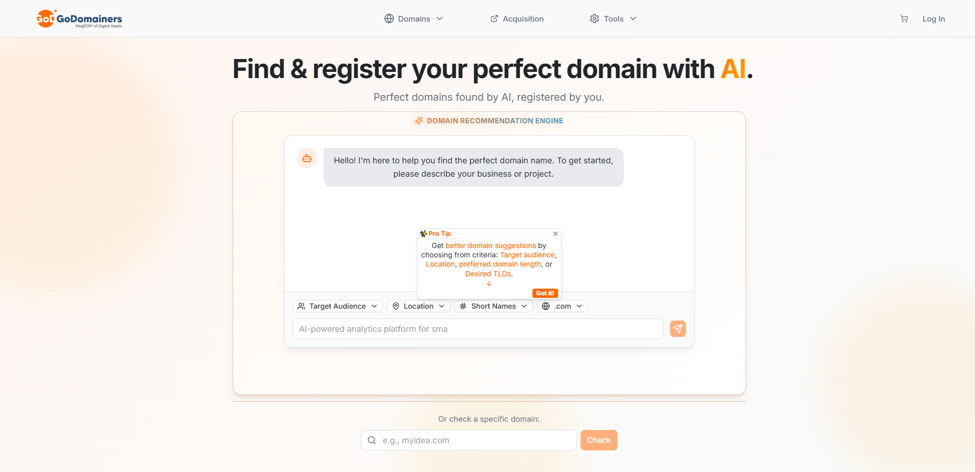 Domain Recommendations Search Engine: Reviews, Features, Pricing ...