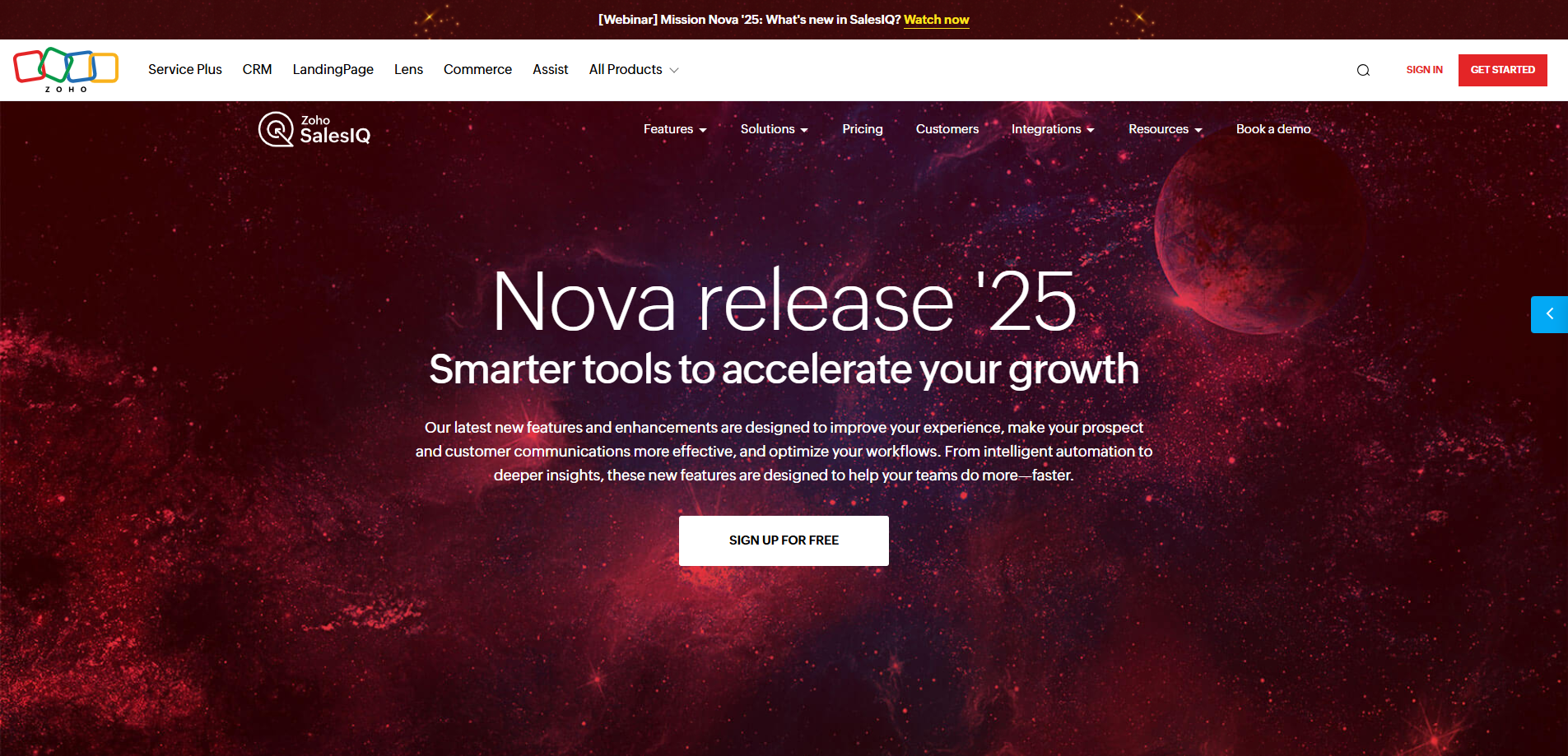 Zoho SalesIQ Nova '25: Reviews, Features, Pricing, Guides, and Alternatives