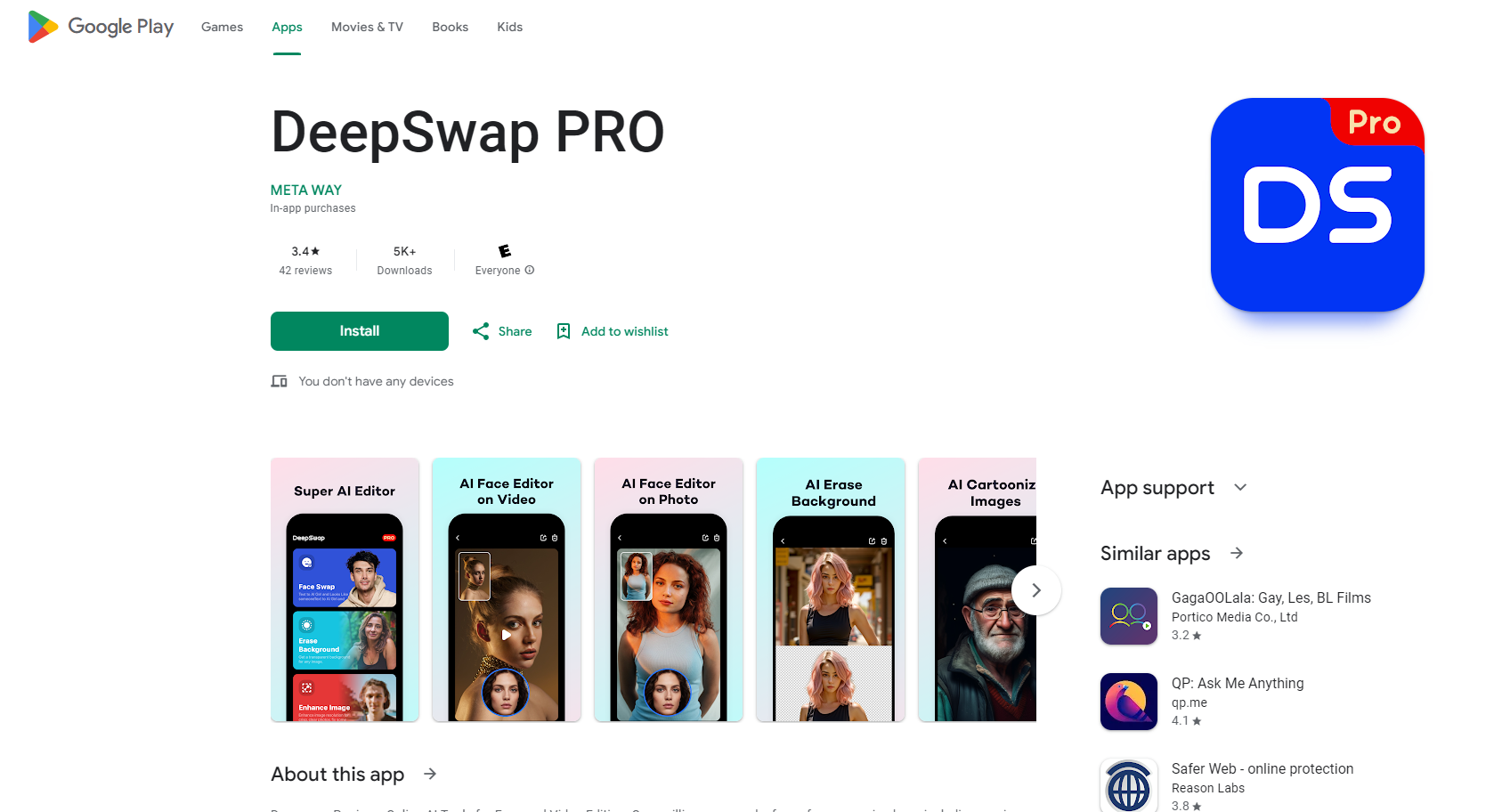 DeepSwap PRO: Reviews, Features, Pricing, Guides, and Alternatives