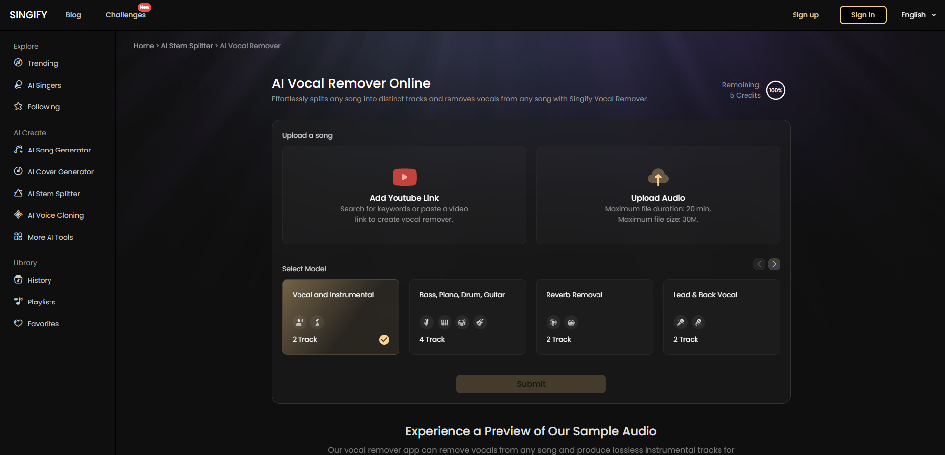 Singify AI Vocal Remover: Reviews, Features, Pricing, Guides, and ...