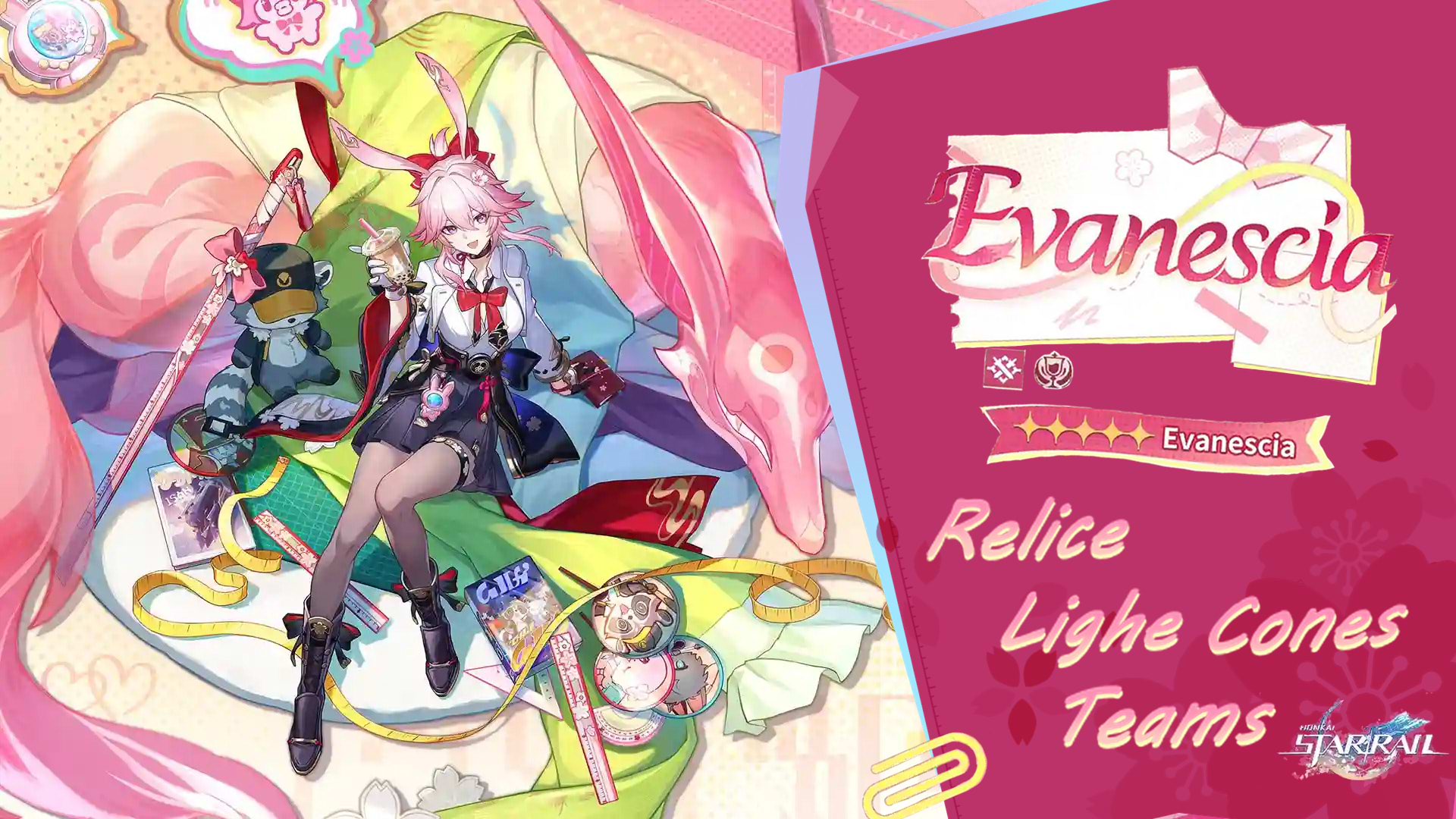 Evanescia Build: Best Relics, Light Cones & Elation Teams | HSR 4.2