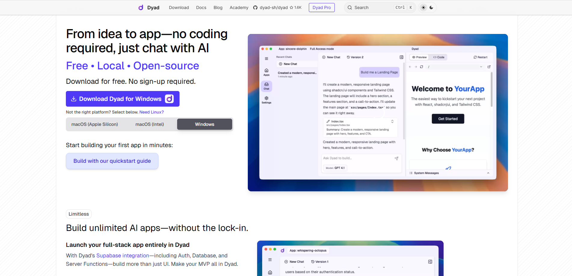 Dyad: Reseñas, Características, Precios, Guías y Alternativas