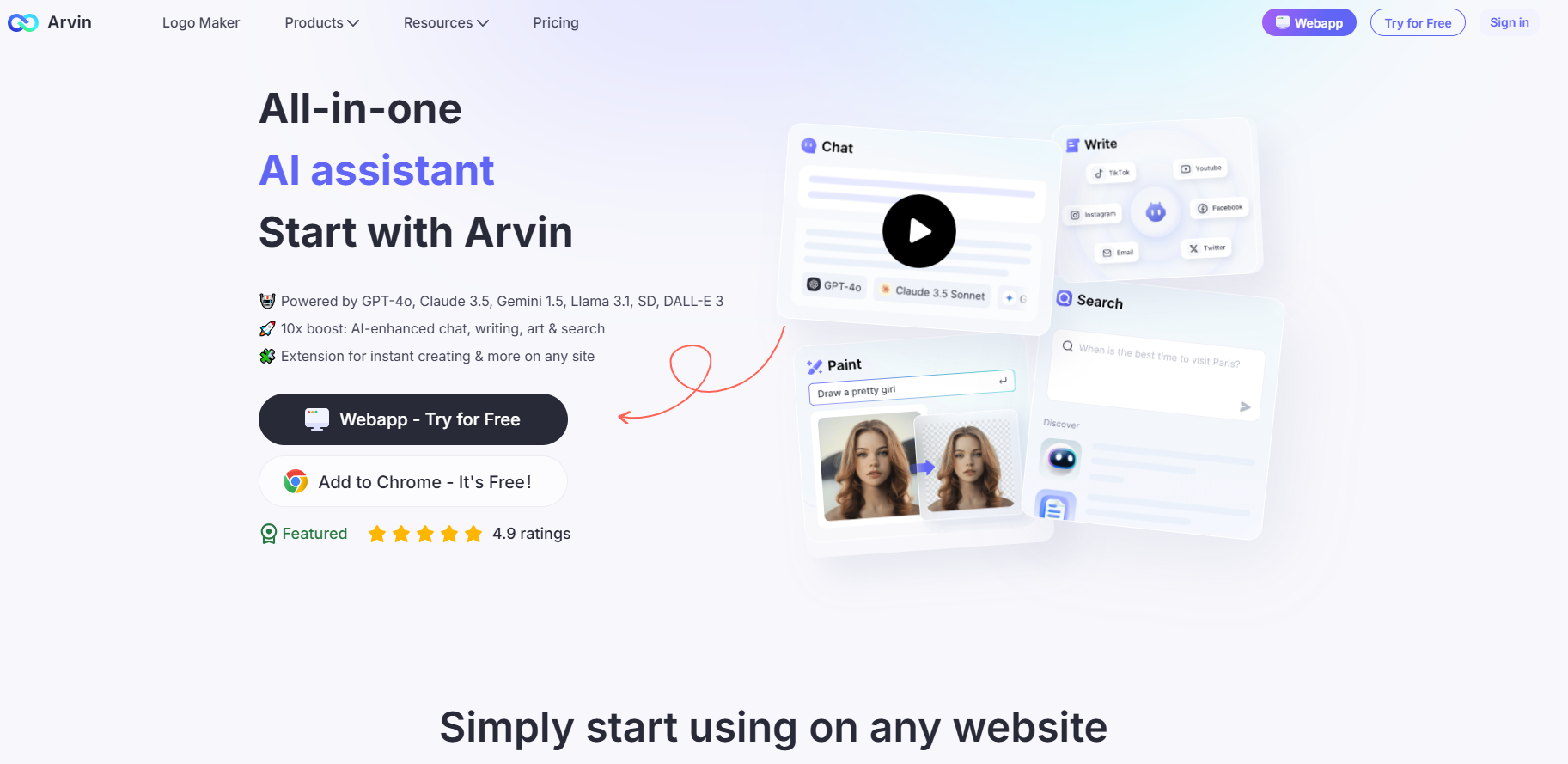 Arvin AI：评论、功能、价格、指南和替代方案