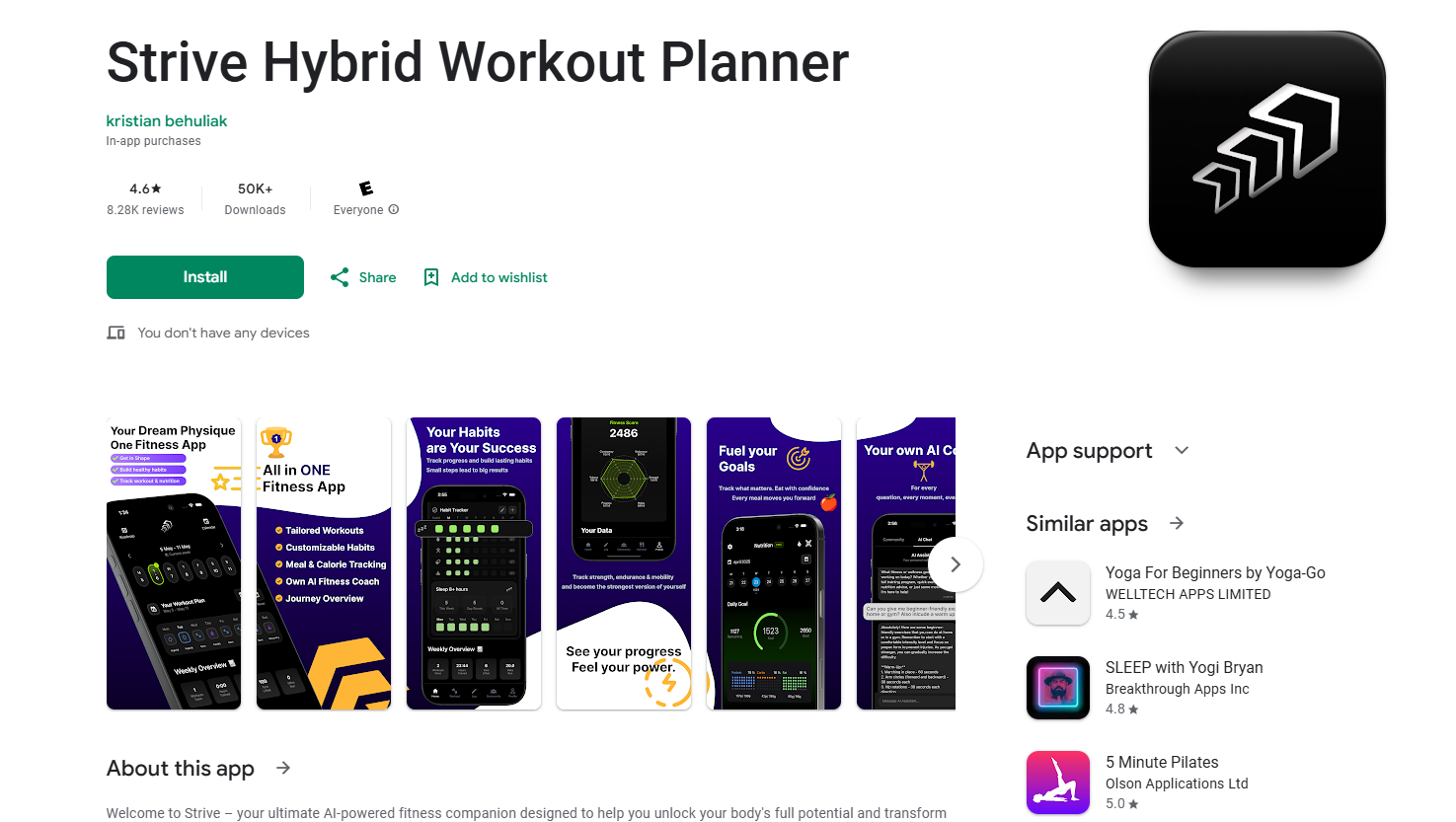 Strive Hybrid Workout Planner: Reviews, Features, Pricing, Guides, and ...