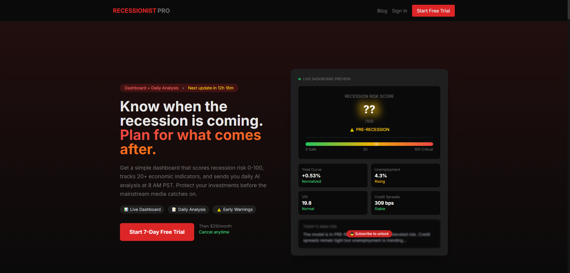Recession Tracker: Reviews, Features, Pricing, Guides, and Alternatives