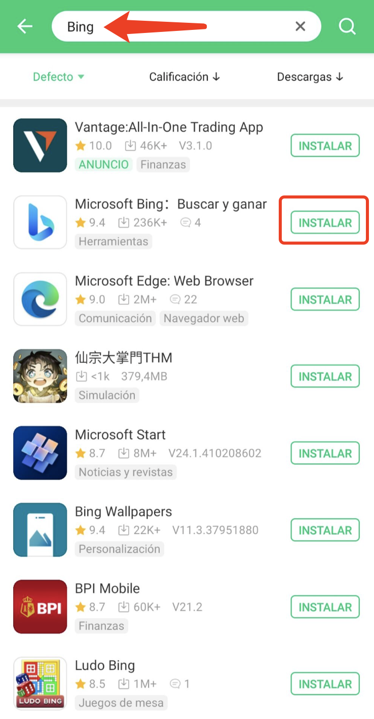 Cómo descargar Bing y usar el Chat de Bing