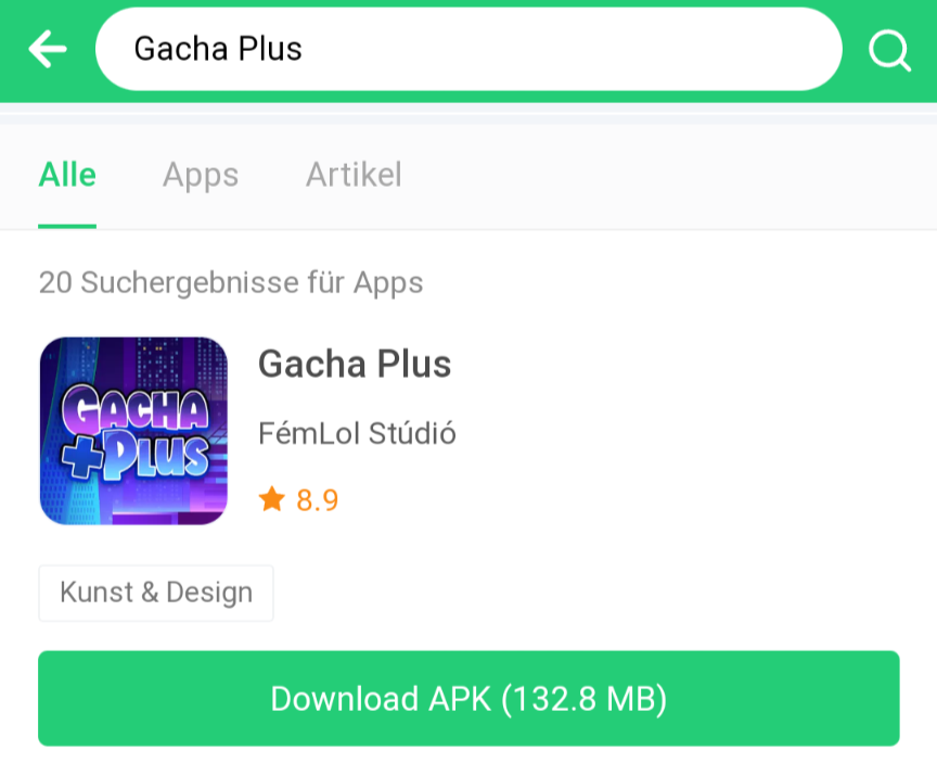 Wie kann man Gacha Plus auf Android herunterladen