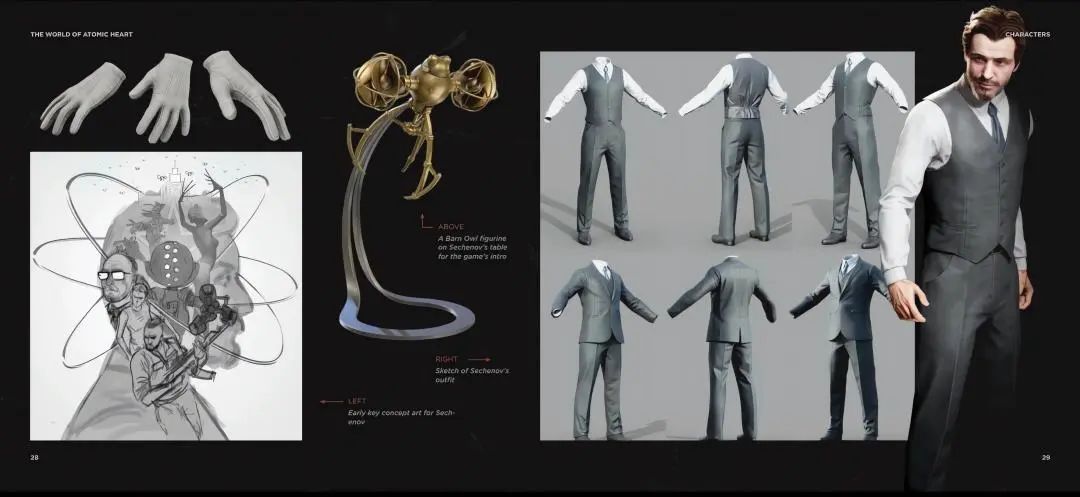 Atomic Heart Early Sketches and Concept Arts Revealed