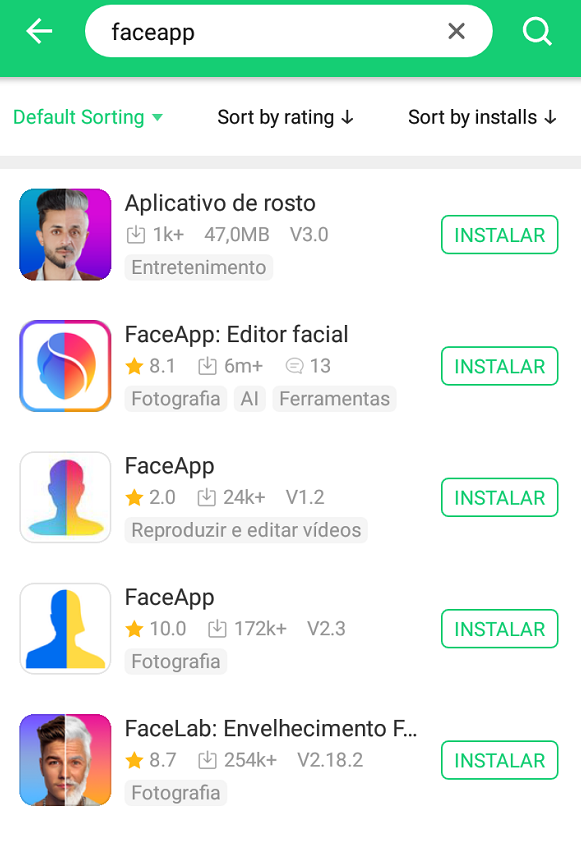 Como baixar FaceApp pro grátis no Android