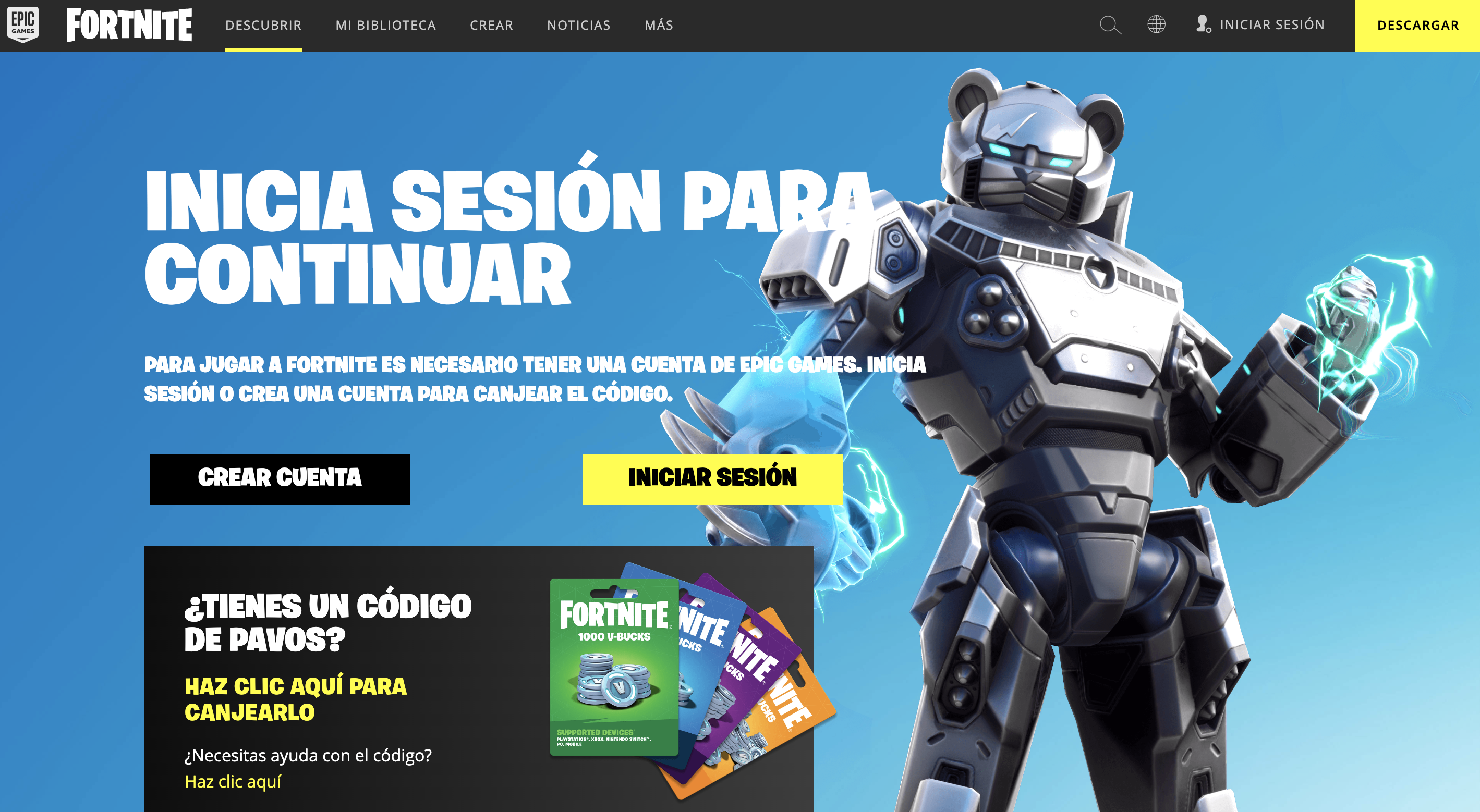 Fortnite: Canjear códigos para reclamar recompensas gratis, enero de 2026