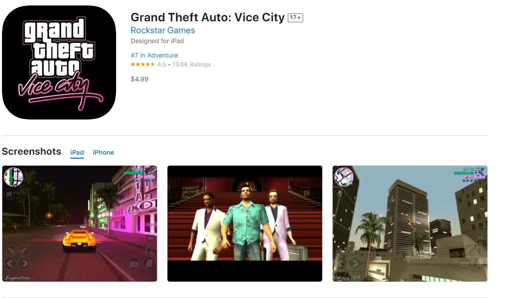 How to download GTA: Vice City on Android and iOS