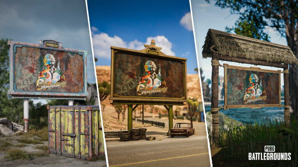 pubg battlegrounds 6th anniversary events have started