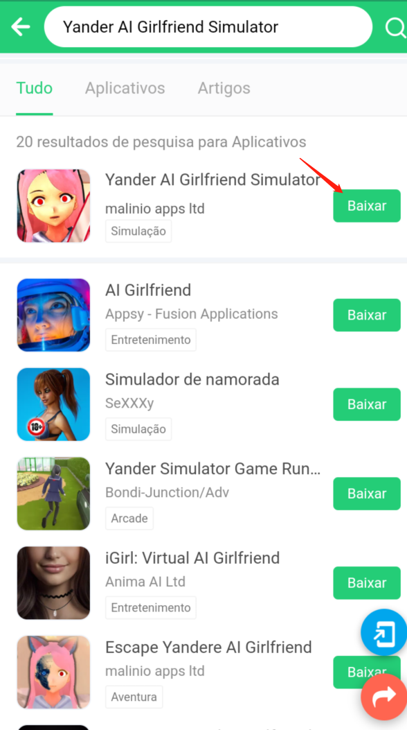 Como baixar Yander AI Girlfriend Simulator no Android