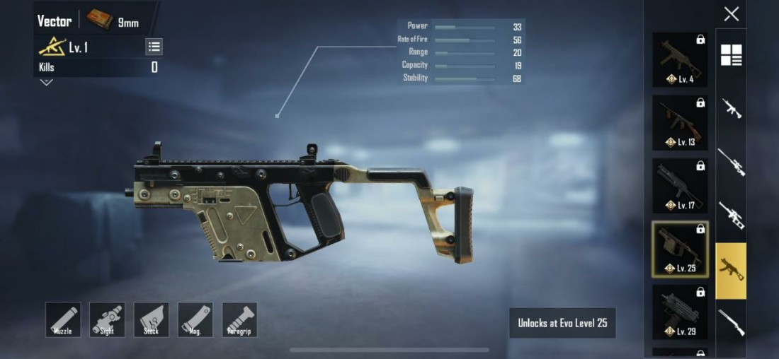 Como Usar Vector - PUBG MOBILE