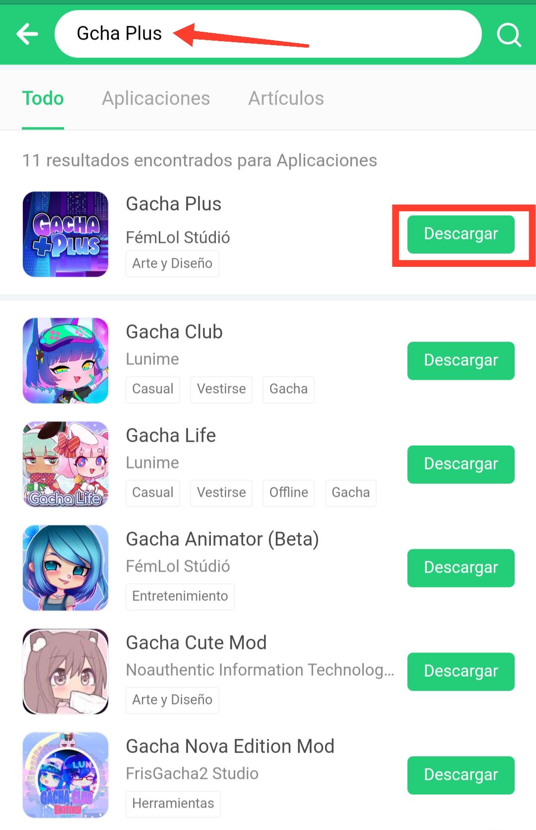 Cómo descargar Gacha Plus en Android