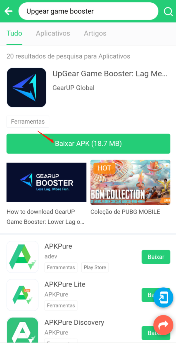 Como baixar GearUP: Jogue sem Lag apk versão mais recente para Android 2026