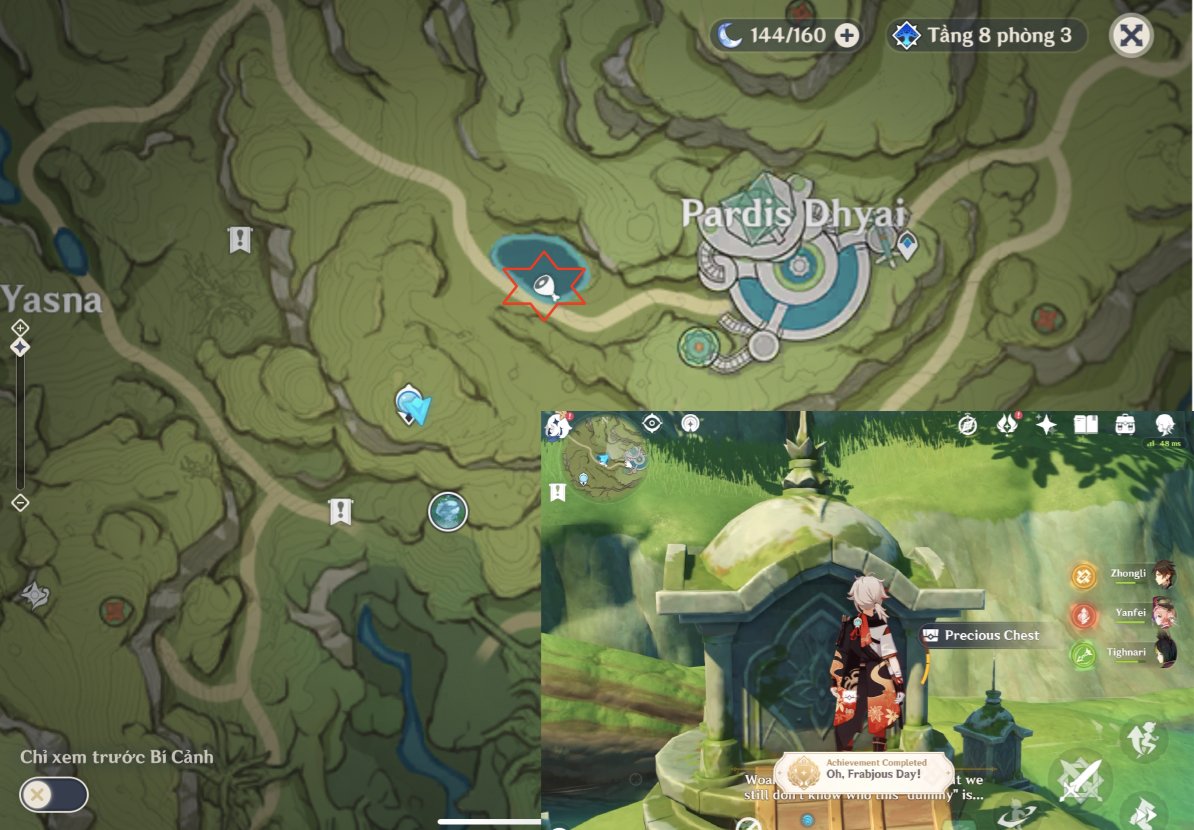 65 Primogem:Thành tựu ẩn trong Sumeru Thành tựu Genshin Impact