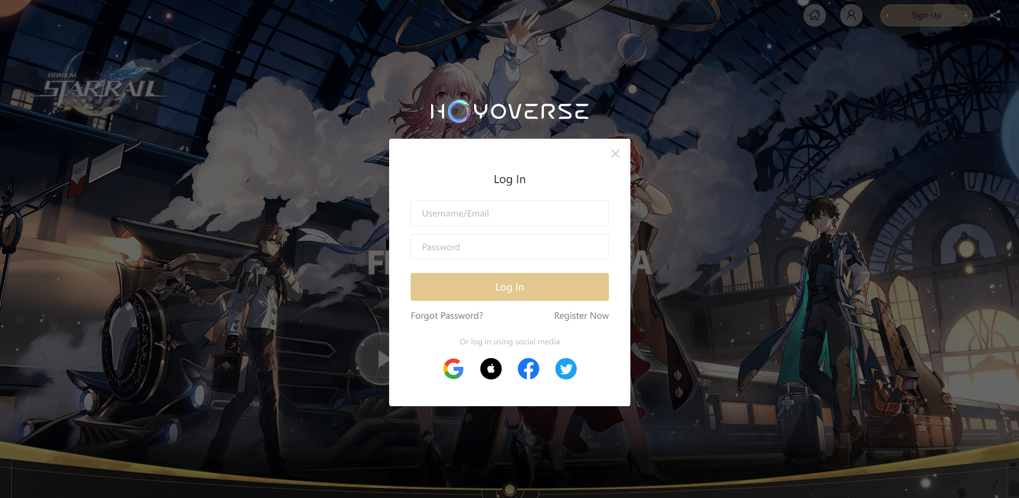 How to Sign up for The Honkai Star Rail Beta