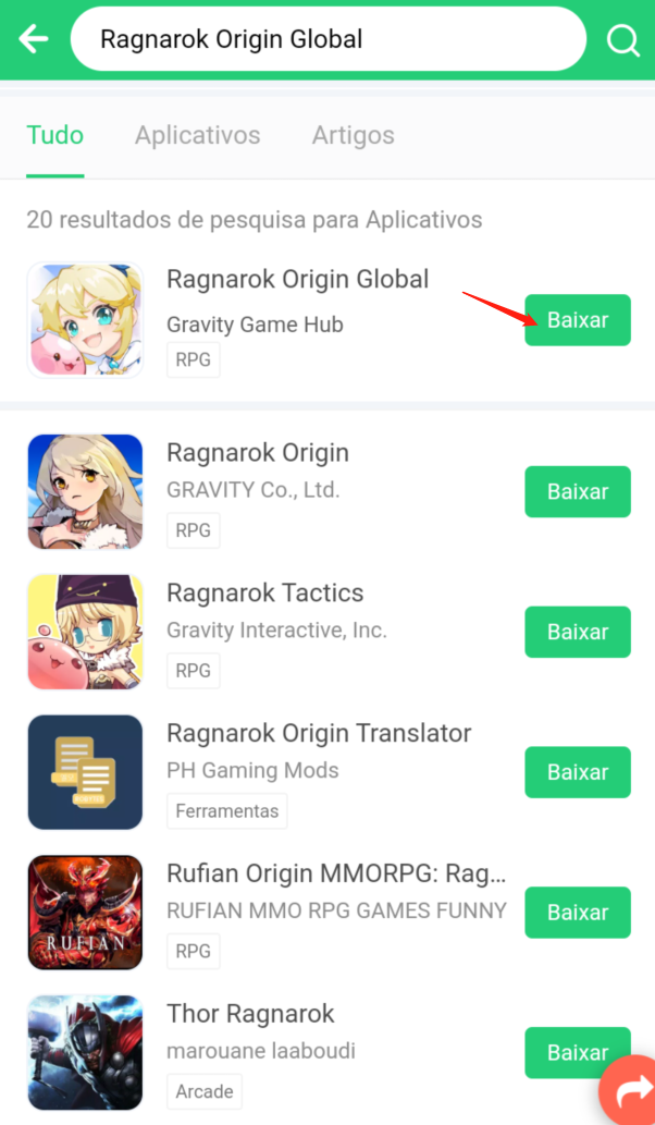 Como baixar Ragnarok Origin Global no Android