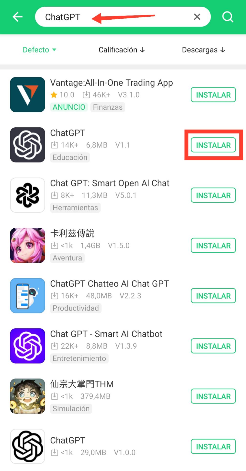 Cómo descargar y usar ChatGPT en Android