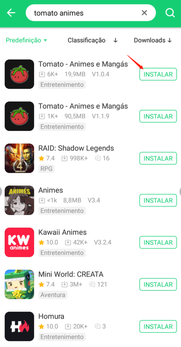 Baixar Tomato - Animes e Mangás APK 2024: Últimas etapas de download