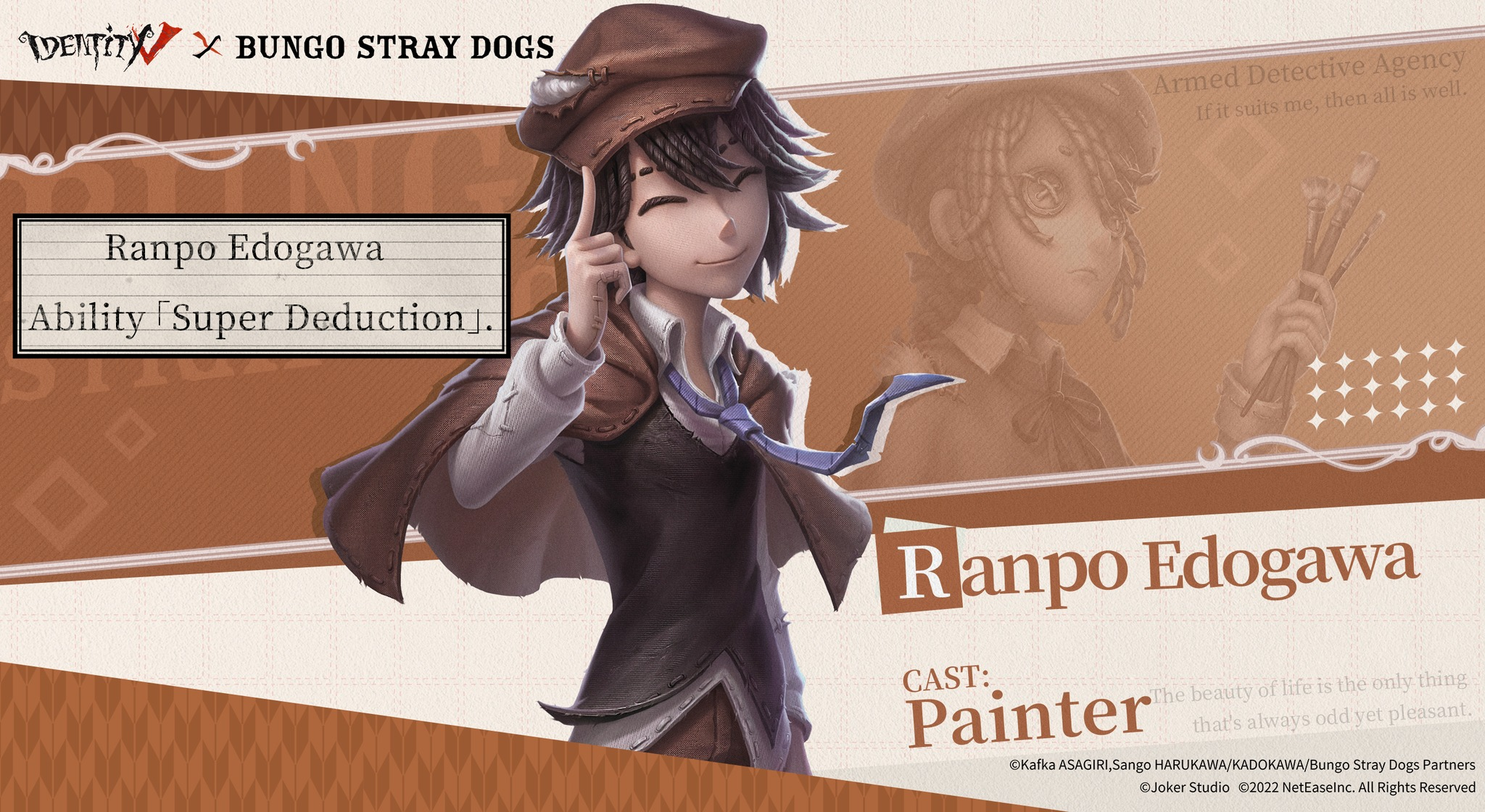 Identity V x Bungo Stray Dogs Crossover Event