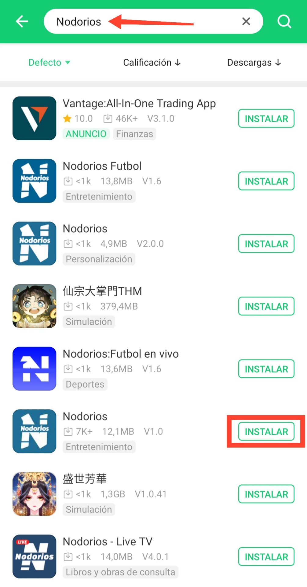 Cómo descargar y usar Nodorios en Android