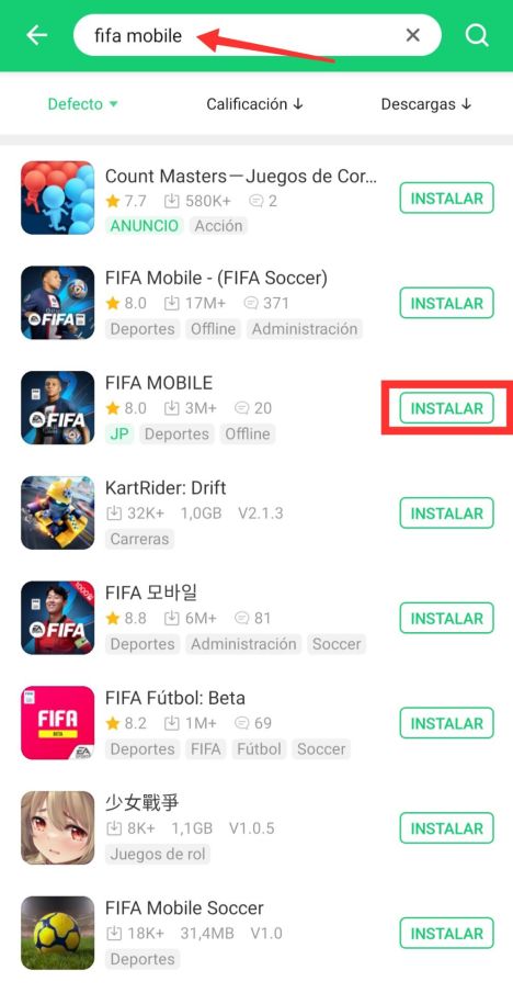 Cómo Descargar Fifa Mobile En Android