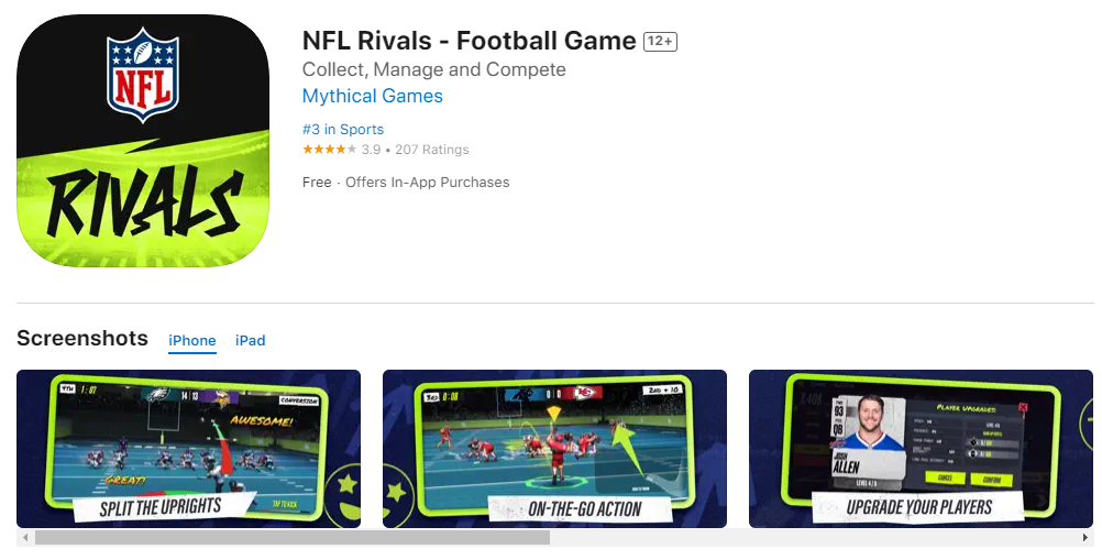 How to download NFL Rivals on Android and iOS