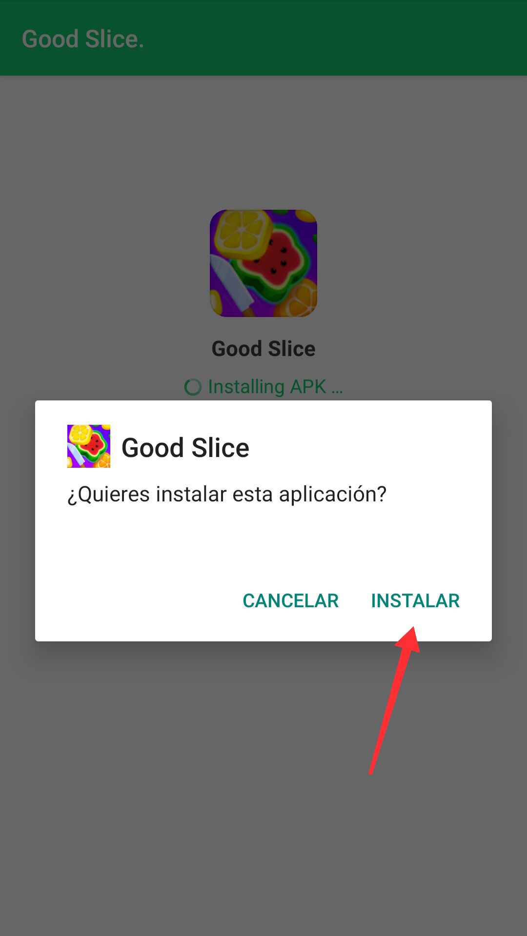 Cómo descargar Good Slice en Android