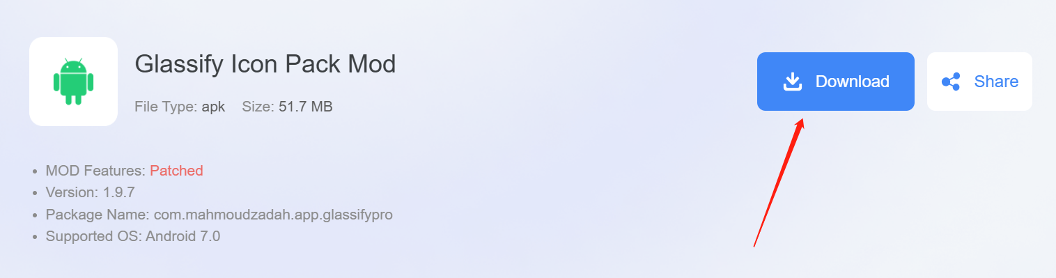 Cómo descargar Glassify Icon Pack 1.9.7 Mod APK para Android