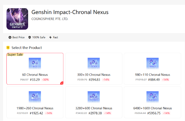 How to Get Chronal Nexus in Genshin Impact: Official & Cheaper Methods