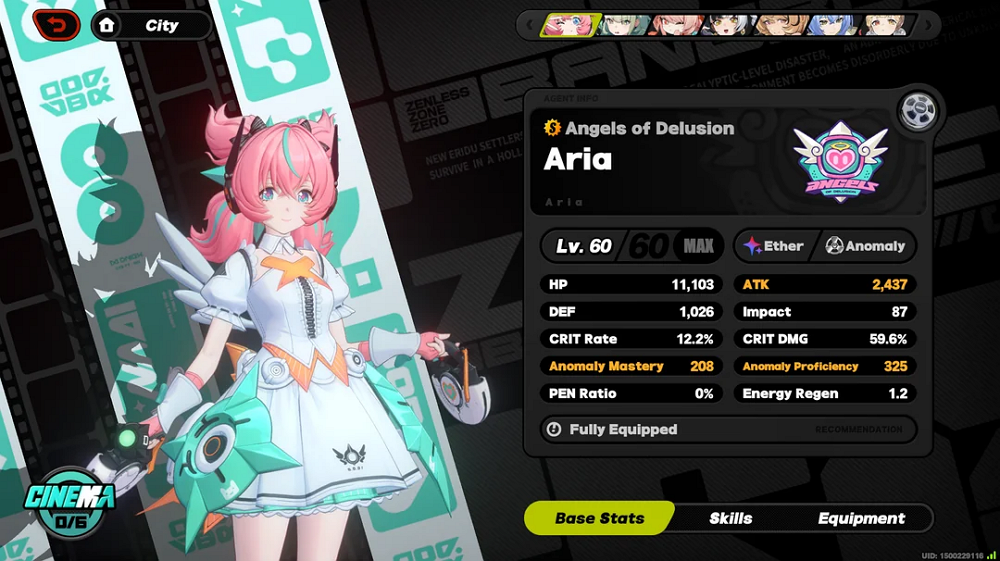 Best Aria Builds in ZZZ 2.6: W-Engines & Team Comps